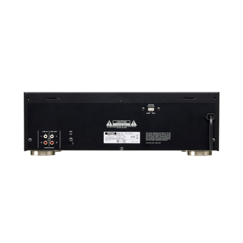 TEAC W-1200 Double Cassette Deck | AV Life | TEAC W-1200 Double ...